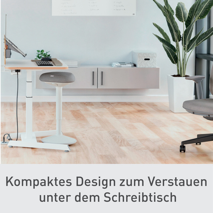 Leitz Sitz-Steh-Hocker Ergo Active hellgrau - Hocker | MUP Onlineshop